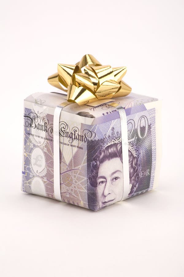 Money Gift editorial photo. Image of pound, money, wrap - 4149391