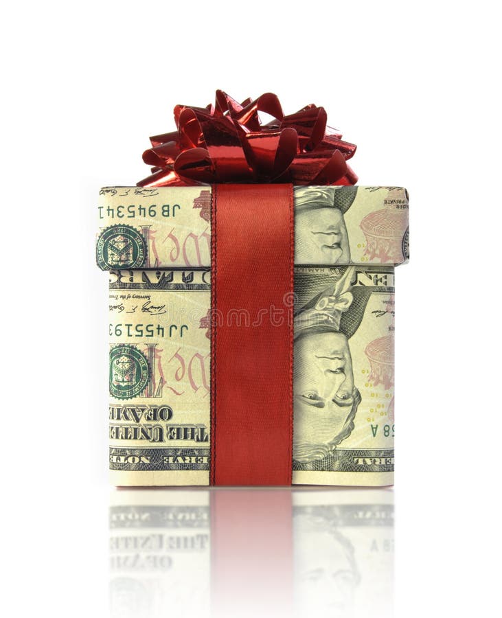 Money gift box stock image. Image of banknotes, financial - 47237093