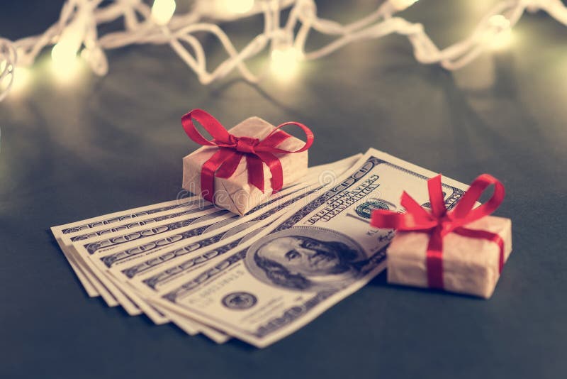 Money gift stock image. Image of abundance, gift, closeup - 43449521