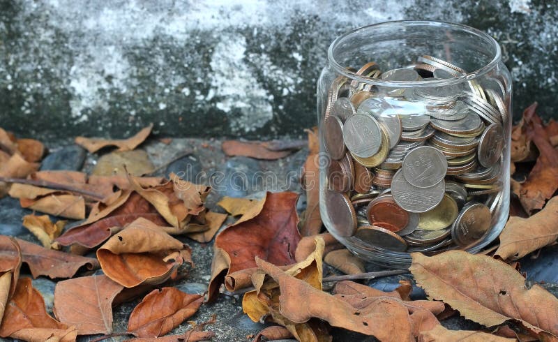 Money in the glass stock image. Image of economic, account - 62584859