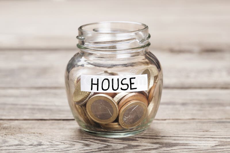 Money in the glass stock photo. Image of bottle, equity - 78865622