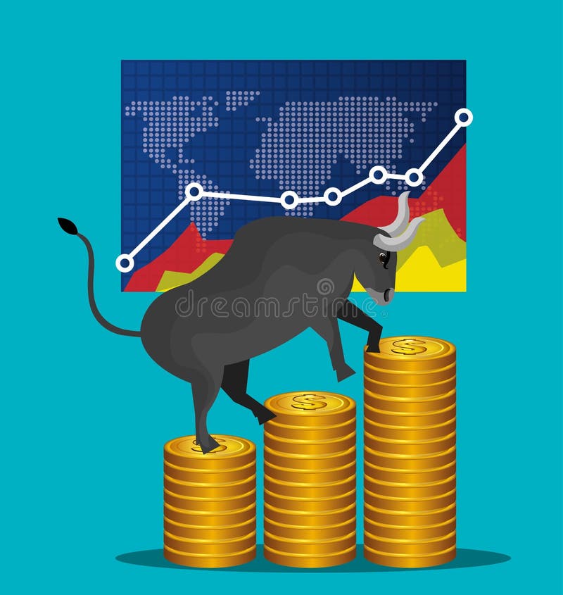 Money and global economy stock vector. Illustration of currency - 64937452