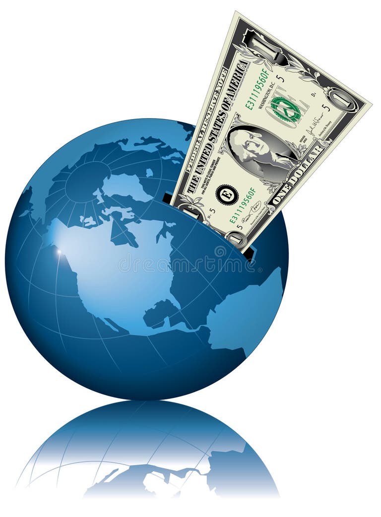 World Currency Money Globe Stock Illustrations – 9,747 World Currency ...