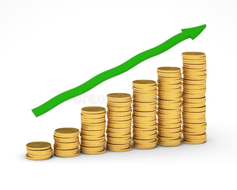 Money Graph stock illustration. Illustration of chart - 17472337