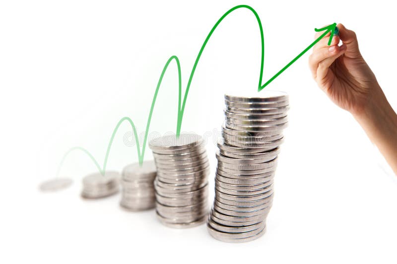 Money Graph stock photo. Image of franklins, financial - 963938
