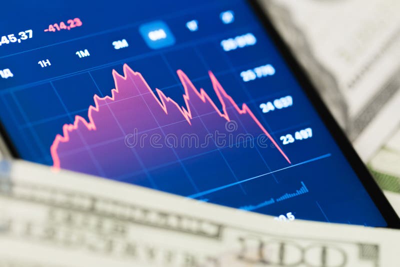 Money and graph - Image stock photo. Image of american - 143892670