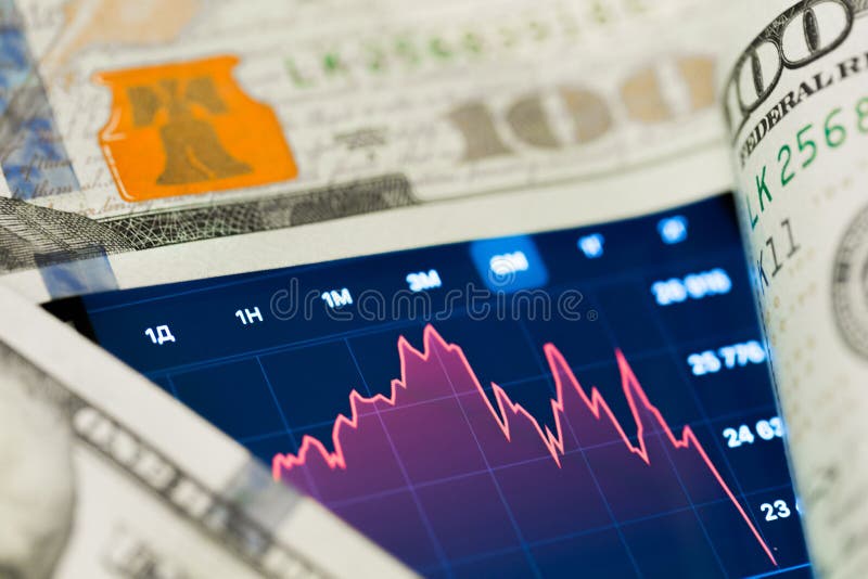 Money and graph - Image stock photo. Image of american - 143892670