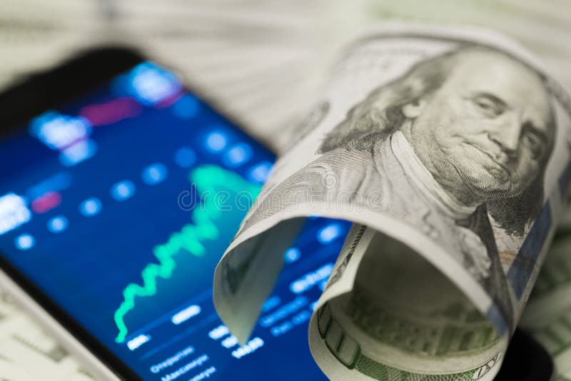 Money and graph - Image stock photo. Image of holding - 141934876