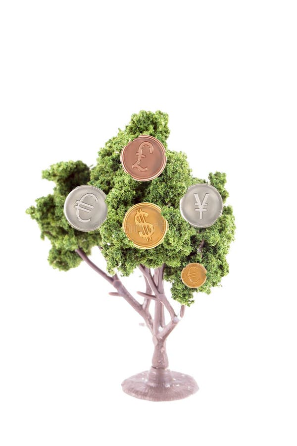 Money tree stock photo. Image of bank, rich, leaf, plant - 17298604