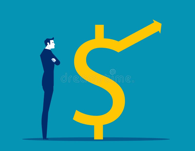 Money Growth Earnings Financial Boost Chart. Business Vector ...