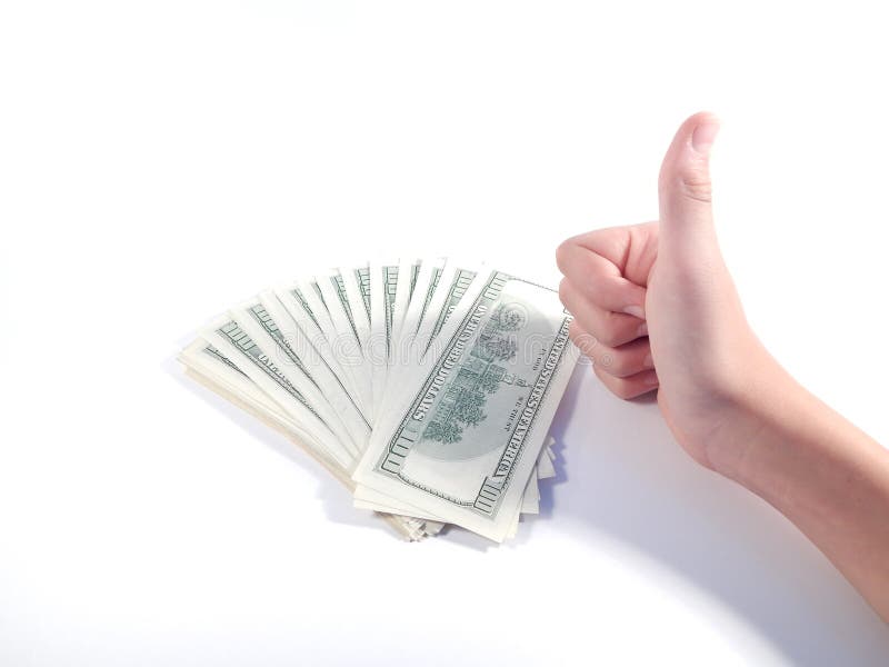 Money and a hand gesture stock photo. Image of hand, success - 32935682