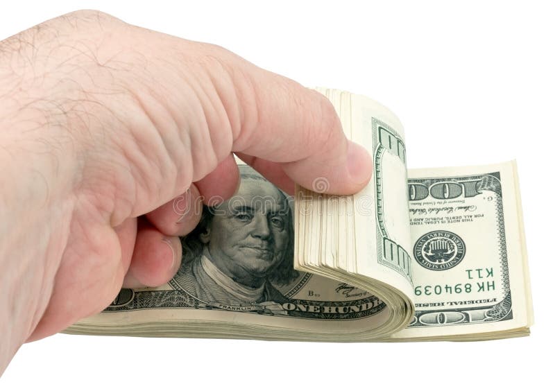 Human hand with money stock image. Image of banking, commercial - 32070309