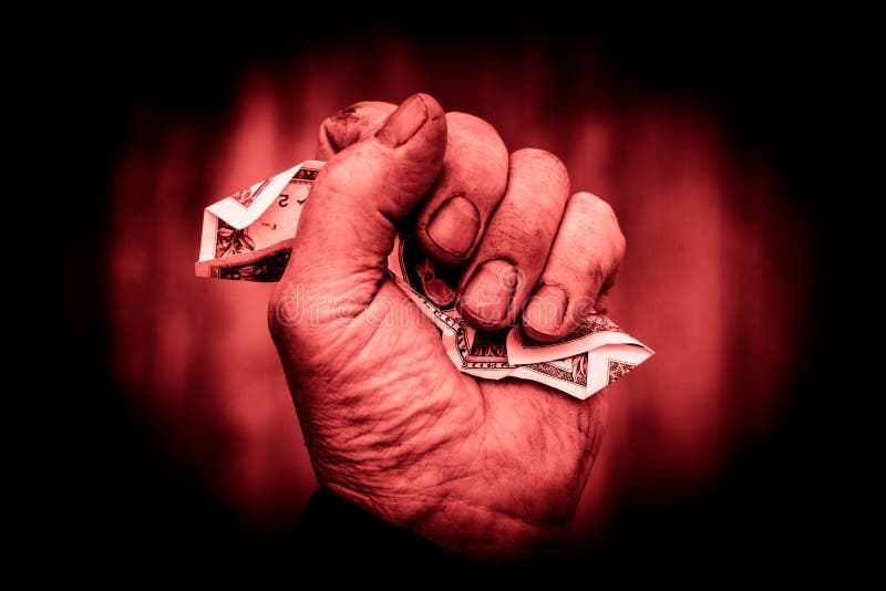 Money stock photo. Image of money, clamped, hunger, consolation - 108586470