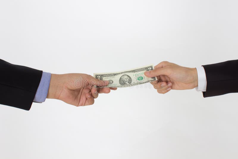 Money hand over stock image. Image of future, banks, businessmen - 26695719