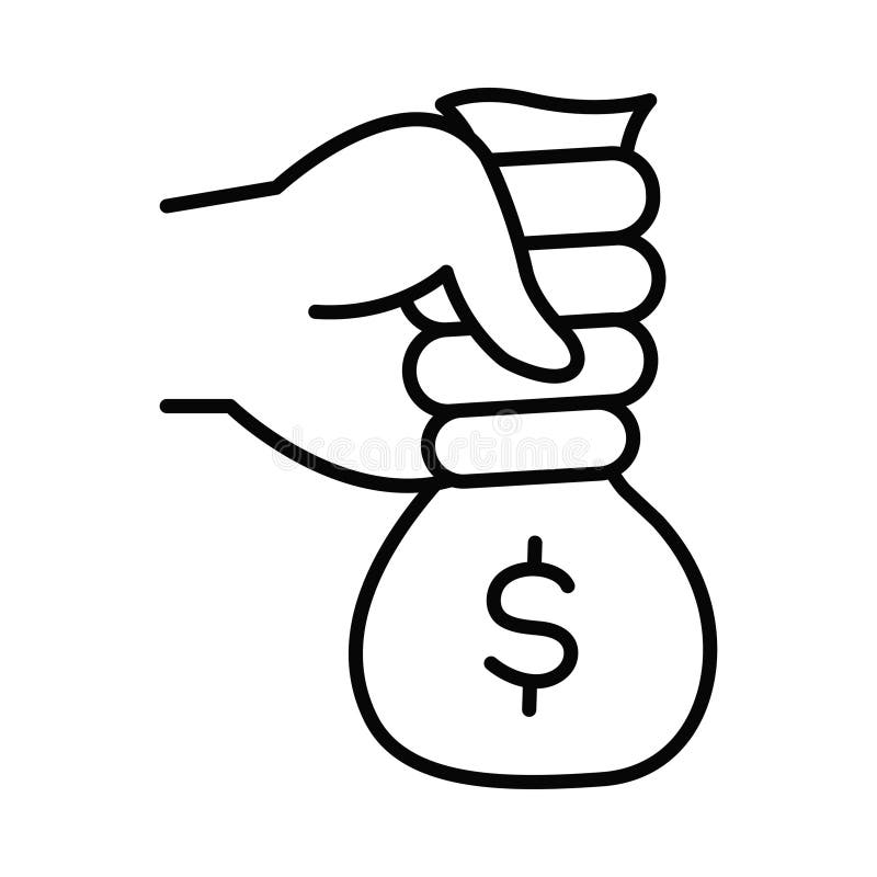 Money, Hand, Hand Over, Money Hand Over Icon Stock Vector ...