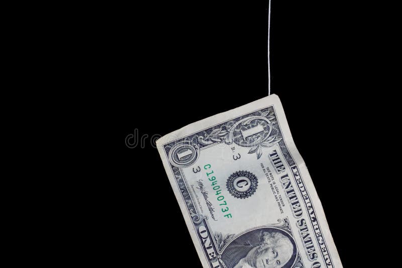 Money hanging on a chain stock image. Image of economy - 174692775