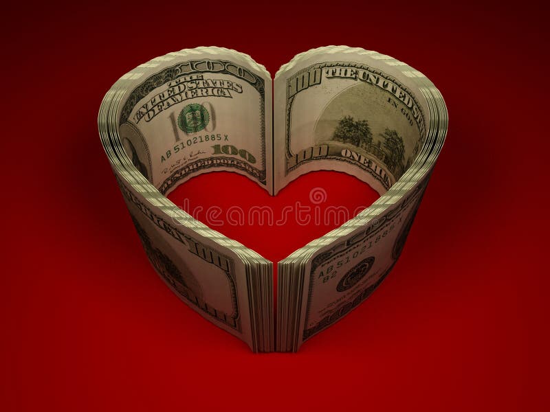 Origami heart stock image. Image of love, money, heart - 36365151