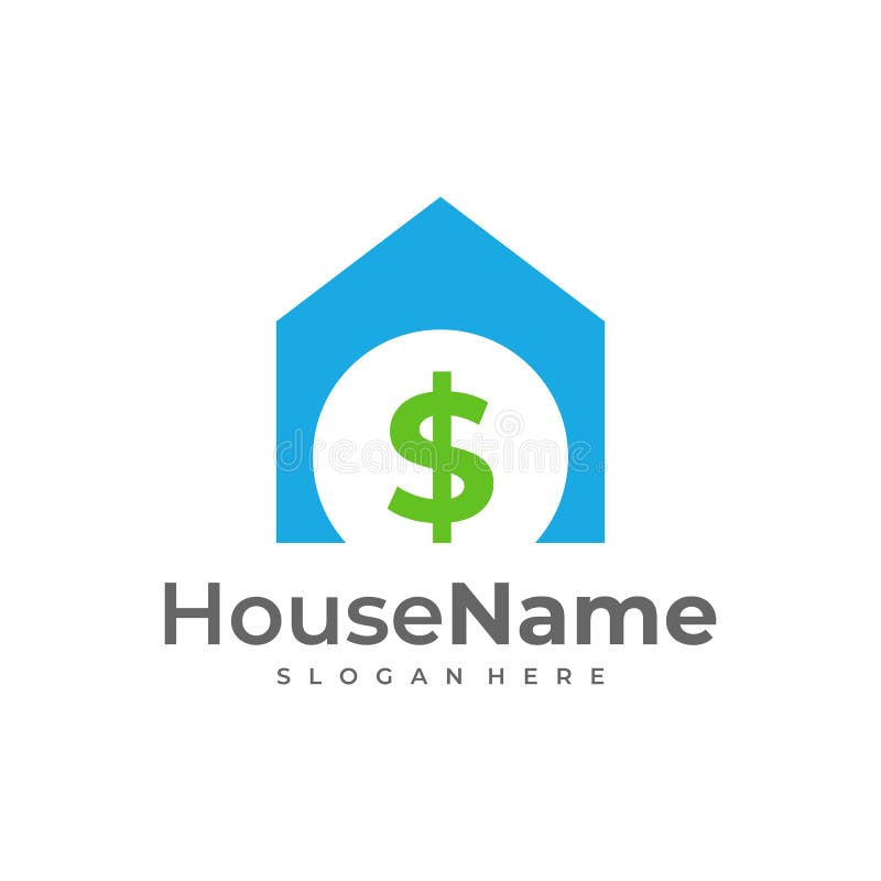 Money Home Logo Template Design Vector, Emblem, Design Concept ...