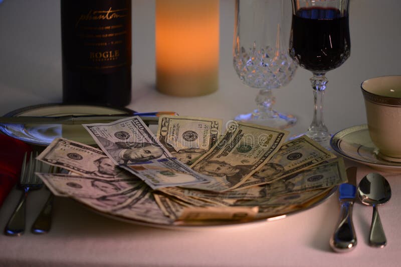 Dinner for riches stock photo. Image of poor, riches - 45664658