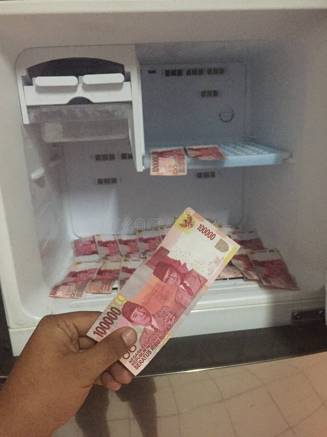 Money ice stock image. Image of money - 222188907