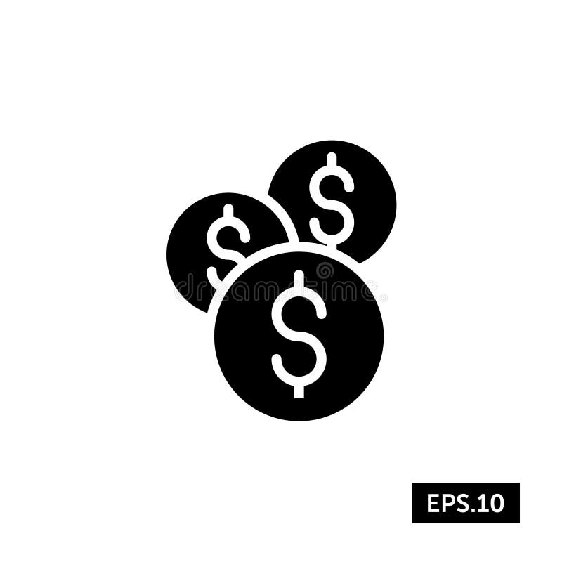 Money Icon, Money Coin Sign/Symbol Stock Vector - Illustration of ...