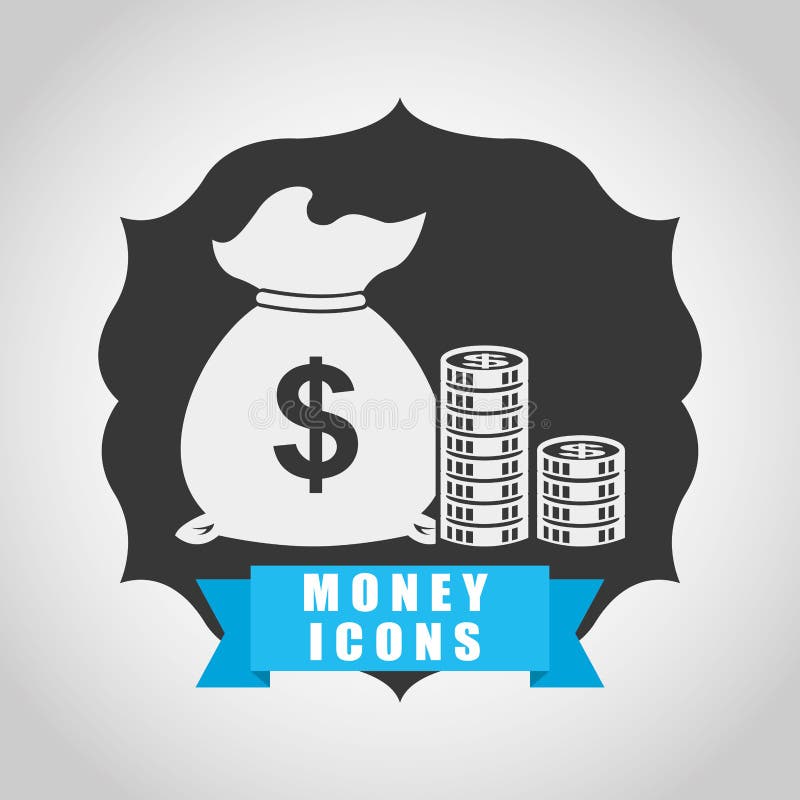 Money icon stock vector. Illustration of sign, shape - 50340977
