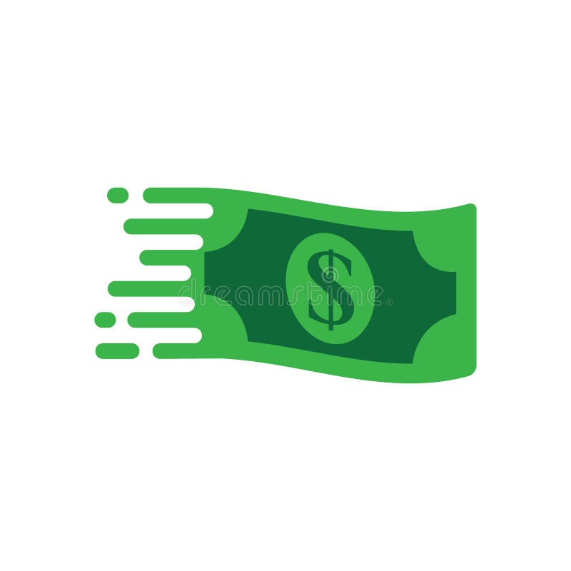 Money Icon Fast Icon. Vector Dollar Sign Stock Vector - Illustration of ...