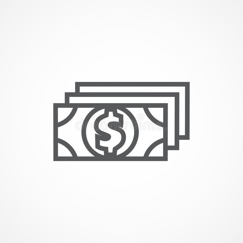 Gray Money Transfer Icon. Vector Illustration Stock Illustration ...