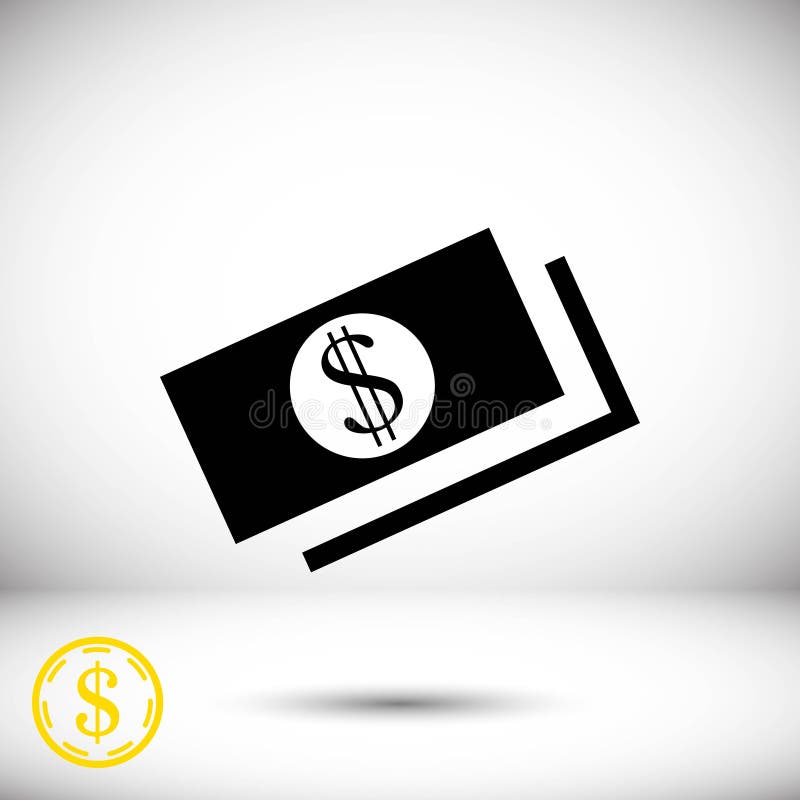 Money Icon Stock Vector Illustration Flat Design Stock Vector ...