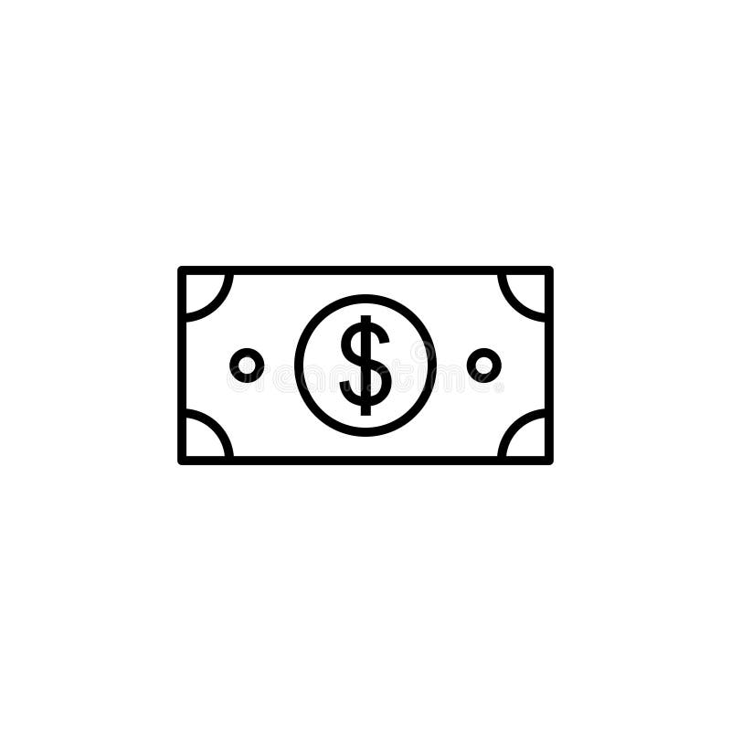 Money Icon . Money Vector Icon Stock Vector - Illustration of dollar ...