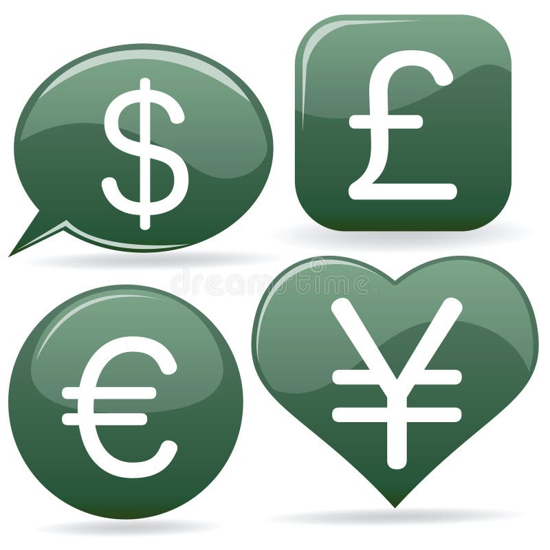 Money Icons stock vector. Illustration of sterling, money - 13786332