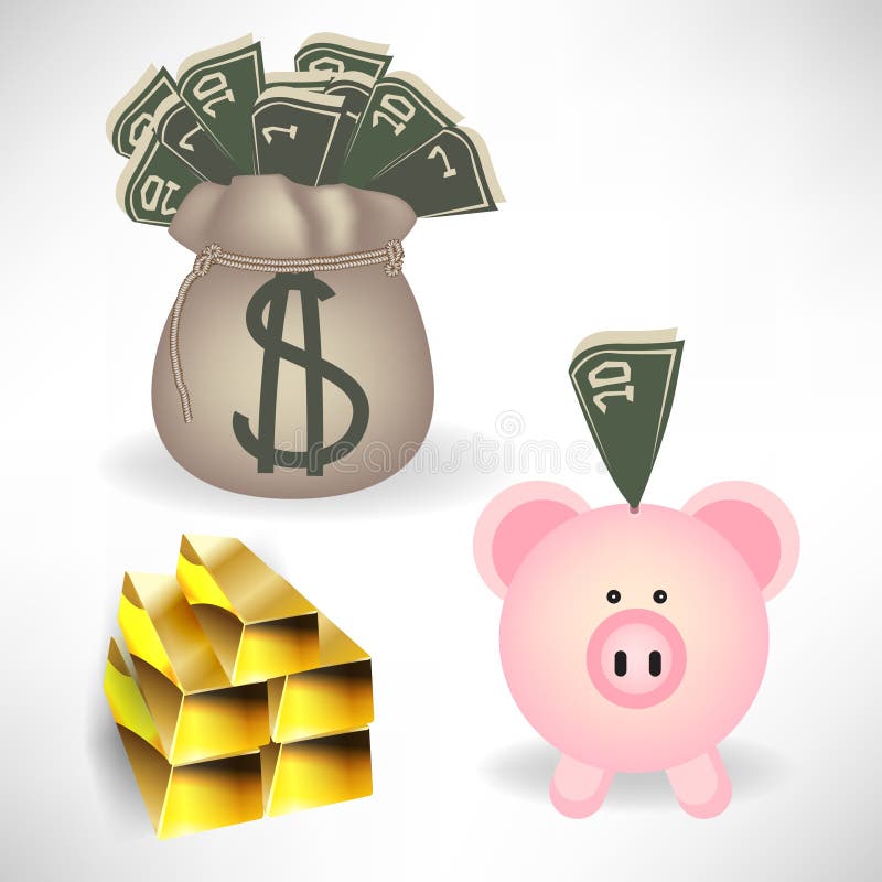 Money icons stock vector. Illustration of currency, payment - 21542415