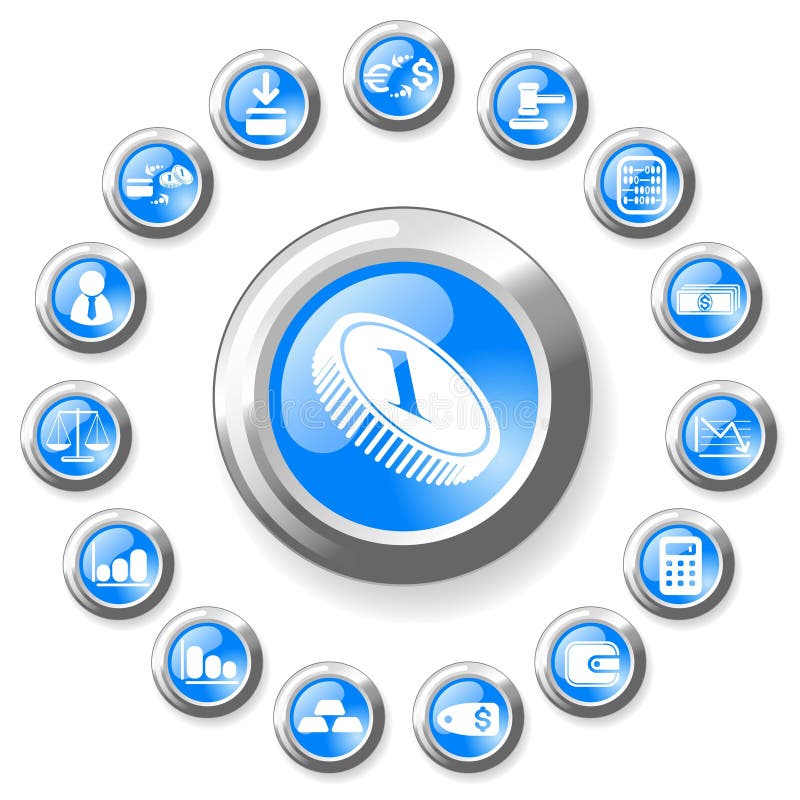 Money icons stock vector. Illustration of cash, modern - 4202172