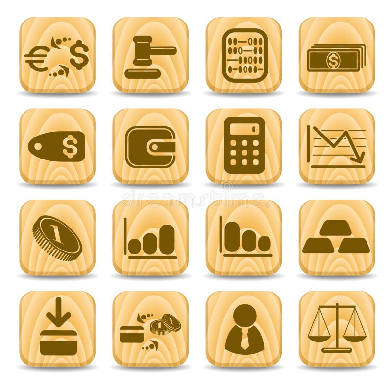 Money icons stock vector. Illustration of internet, coins - 8965737