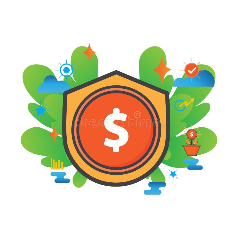 Money Illustration. Flat Vector Icon. Can Use for, Icon Design Element ...