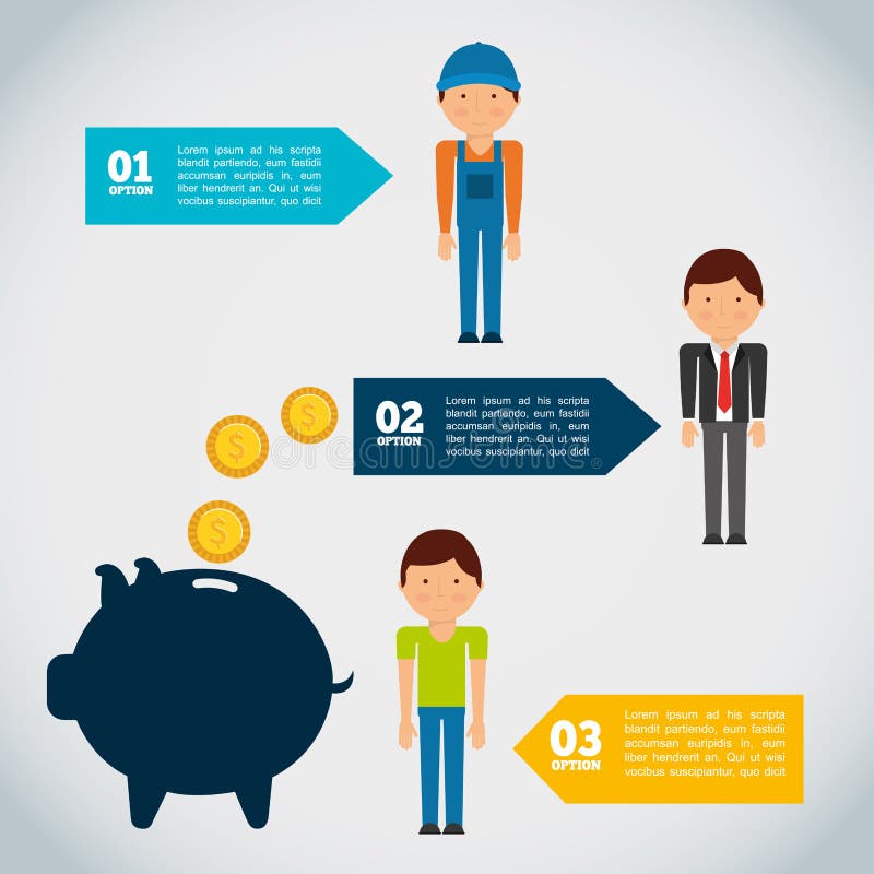 Money infographic stock vector. Illustration of graphic - 59534156