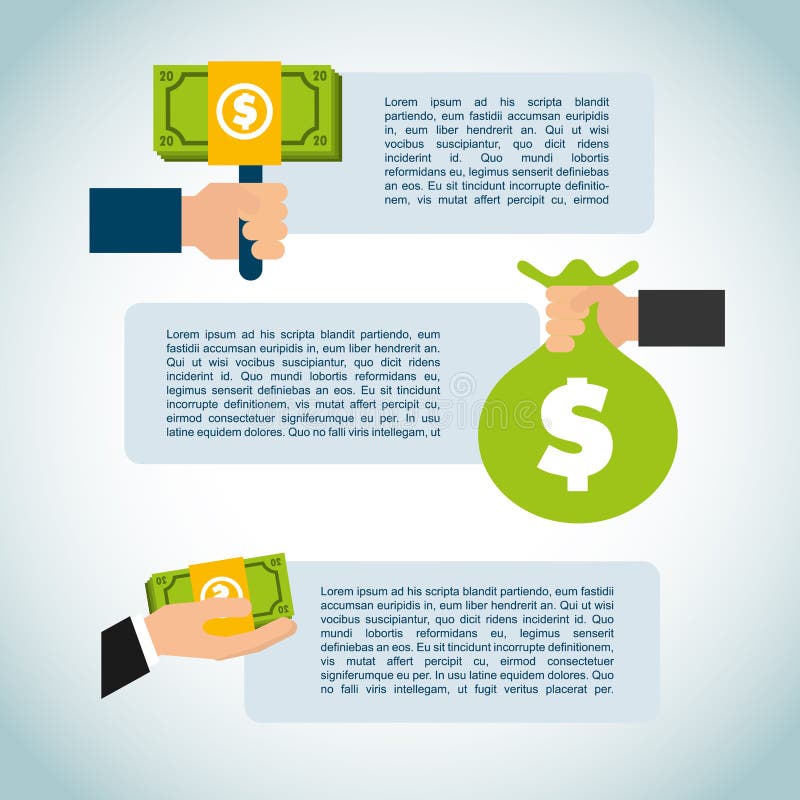 Money Saving Business Template Design Infographic . Concept Stock ...
