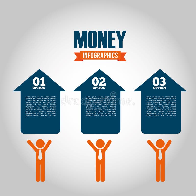 Money infographic stock vector. Illustration of icon - 59530563