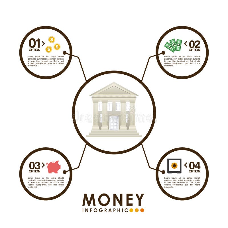 Money infographics stock illustration. Illustration of flat - 50137241