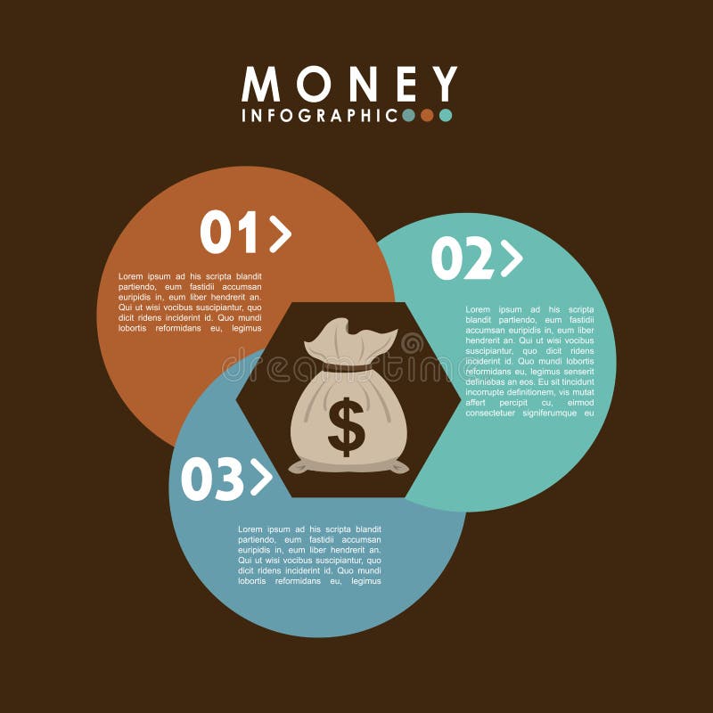Money infographics stock vector. Illustration of diagram - 50135819