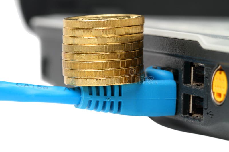 Coins Lan Cable Stock Photos - Free & Royalty-Free Stock Photos from ...