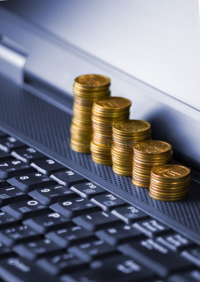 Money into internet stock image. Image of heap, dollar - 6445283