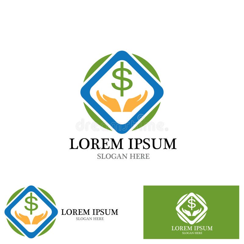 Money Investment Logo Vector Template Stock Illustration - Illustration ...