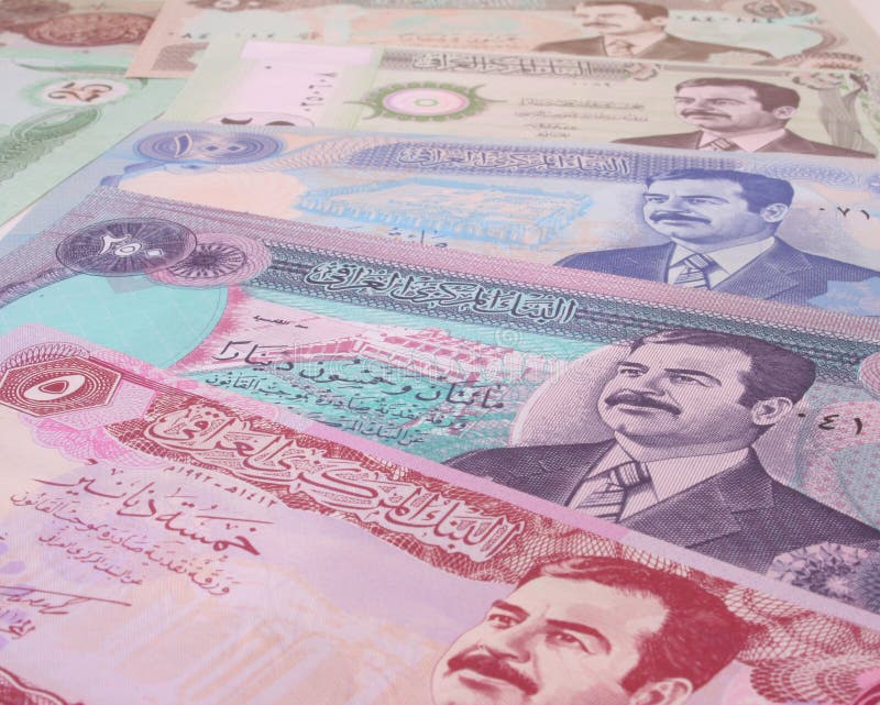 Money from Iraq stock photo. Image of dinar, dictator - 3051046
