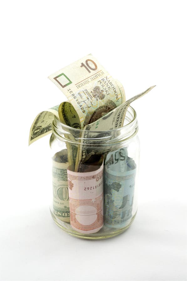 Money jar stock image. Image of economy, loaded, reward - 23419365