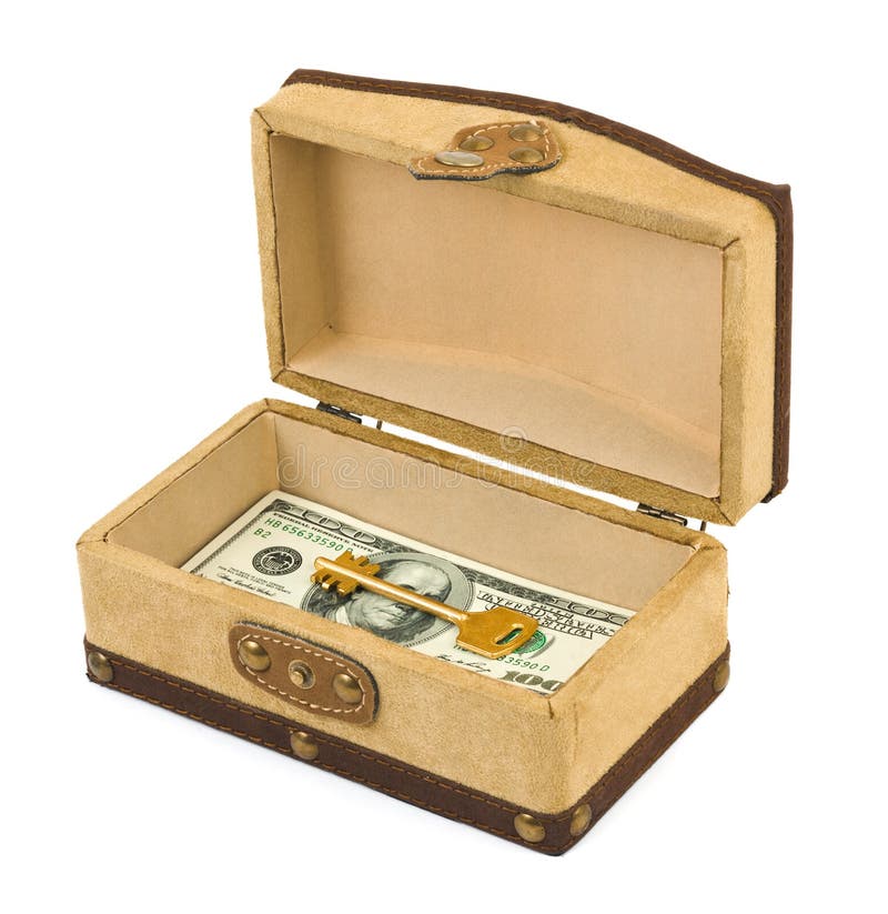 Money and key in box stock image. Image of concept, business - 17222813