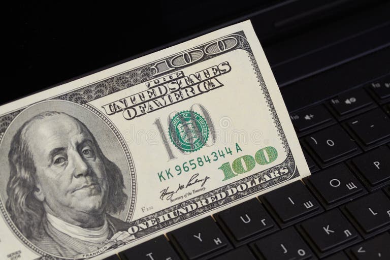 Money on a keyboard stock image. Image of alpha, copy - 28404817