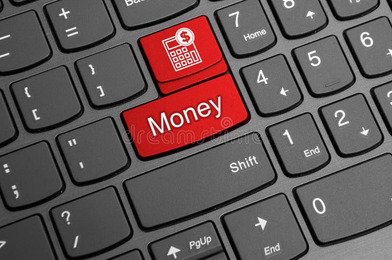 Money on keyboard stock photo. Image of graphic, calculator - 159496050