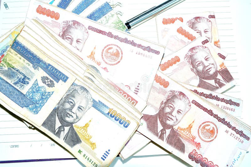 Money from Laos stock photo. Image of asia, travel, serial - 40917848