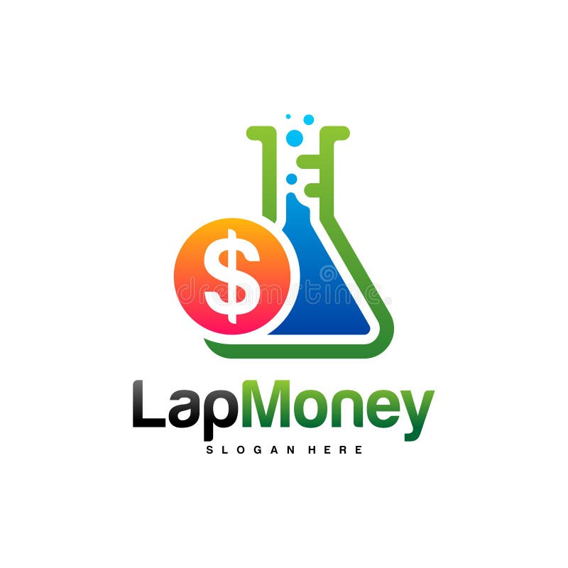 Money Lap Logo Design Vector Concept. Lap Money Logo Template. Icon ...